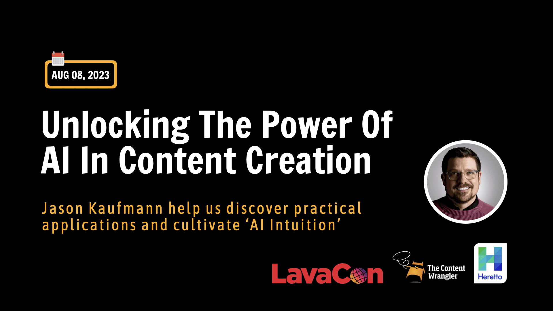 The LavaCon Content Strategy Conference 14–17 October 2023: